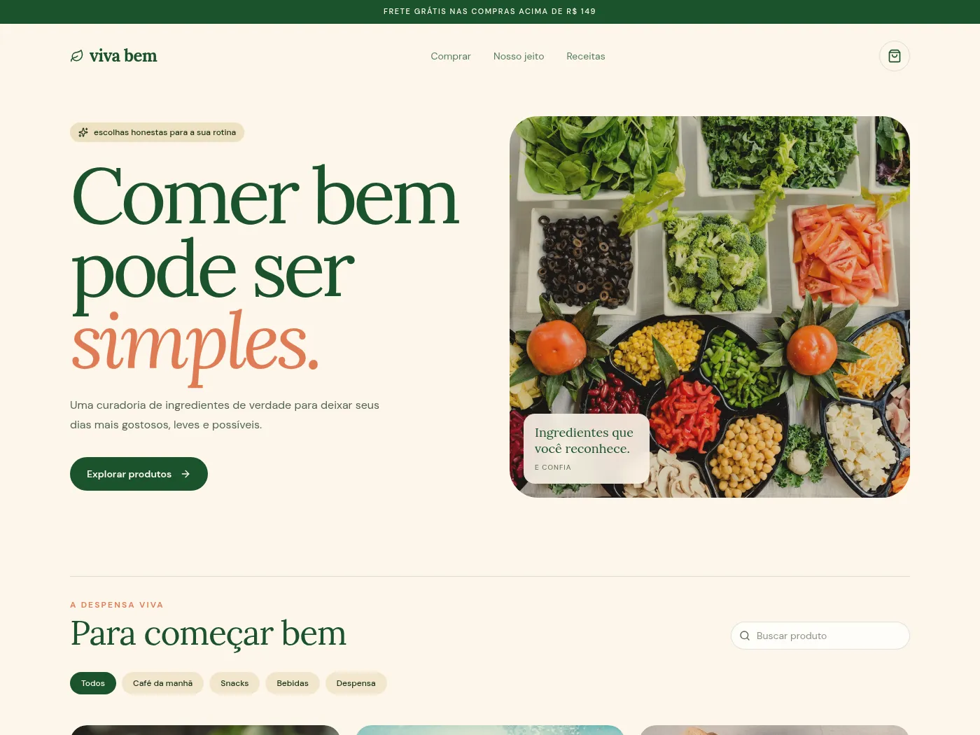 Healthy Shop Site