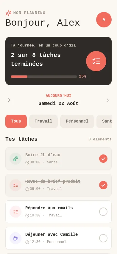 Daily Planner Mobile