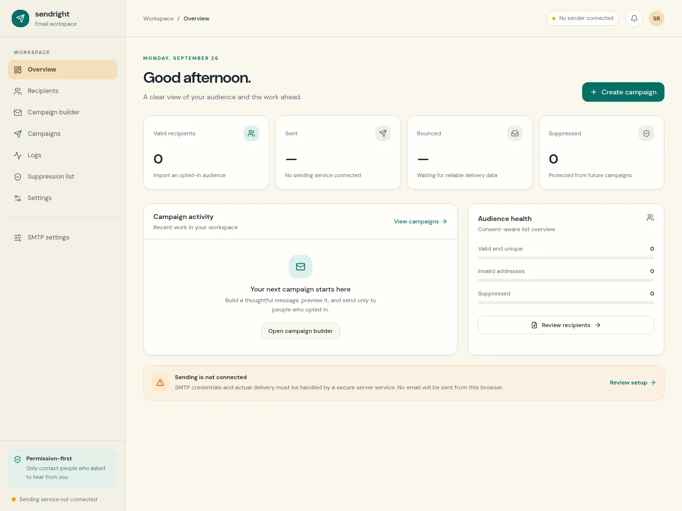 SendRight Email Platform