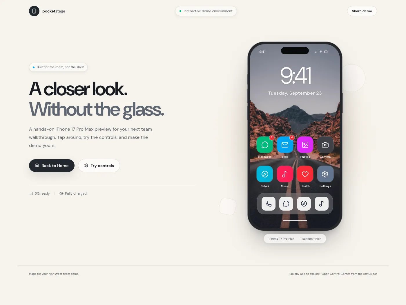 iPhone 17 Pro Max Simulator