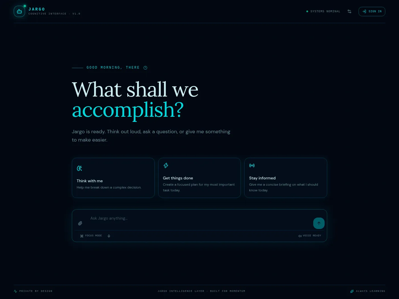 Jargo AI Assistant