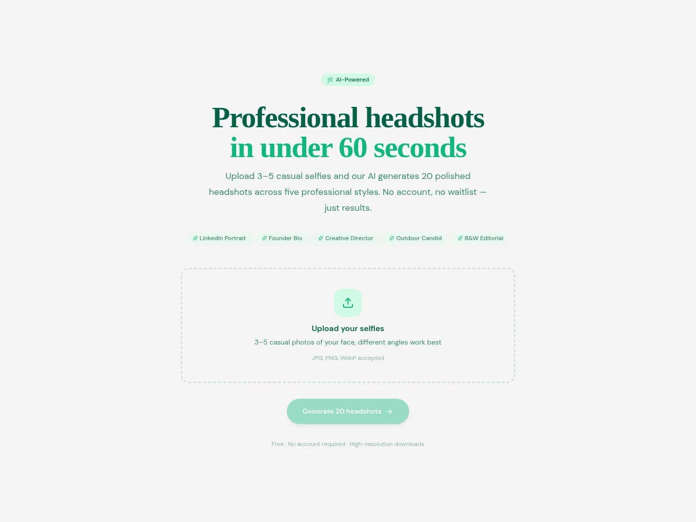 Headshot AI Studio