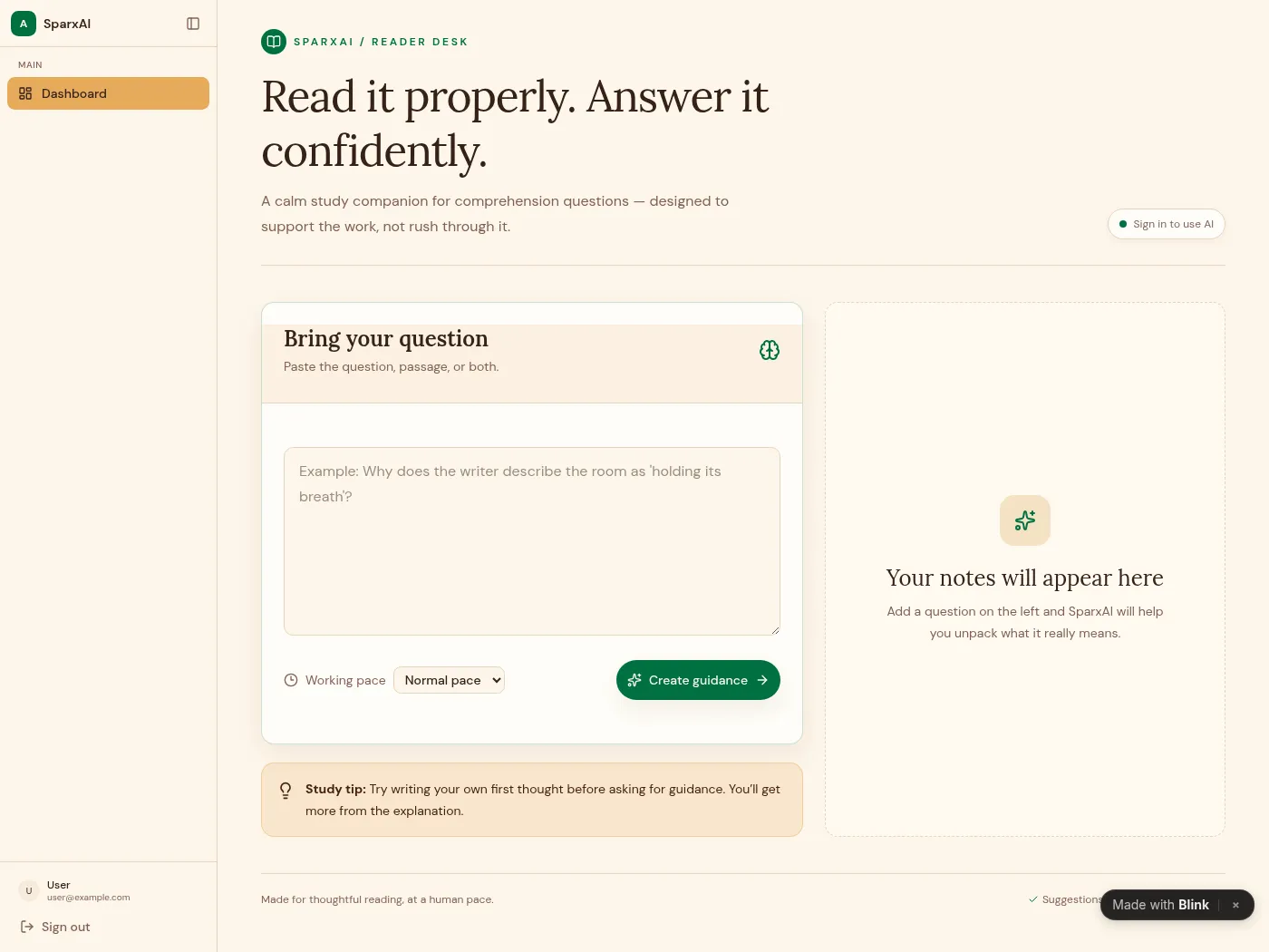 SparxAI Assignment Assistant