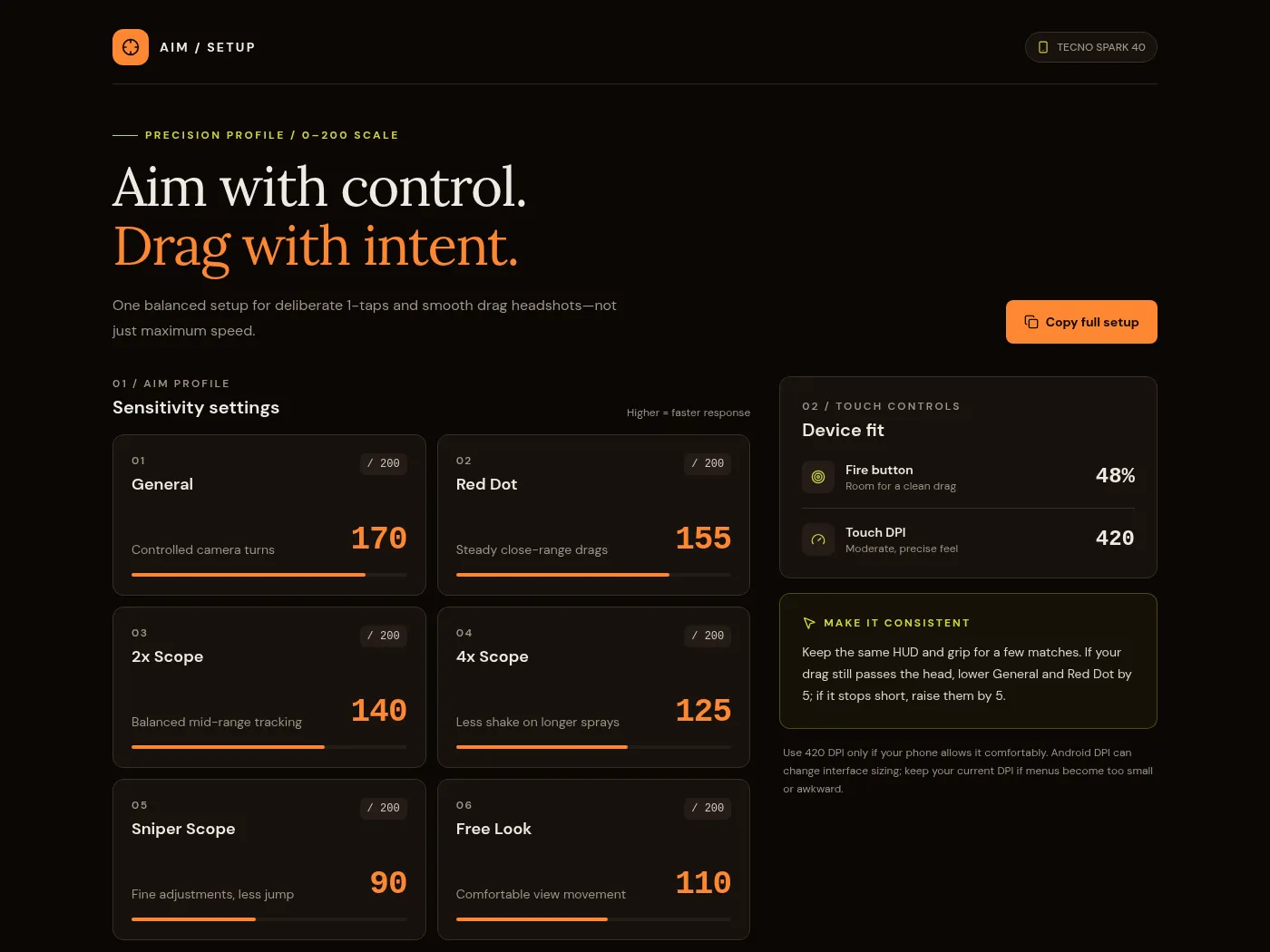 Free Fire Sensitivity Finder