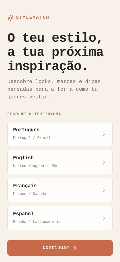StyleMatch Outfit App