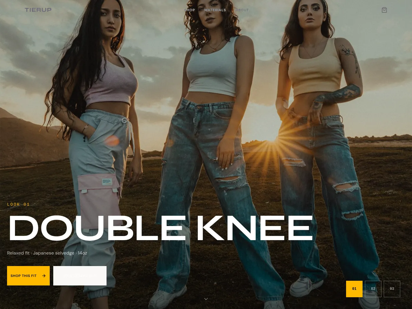 TierUp Jeans Website