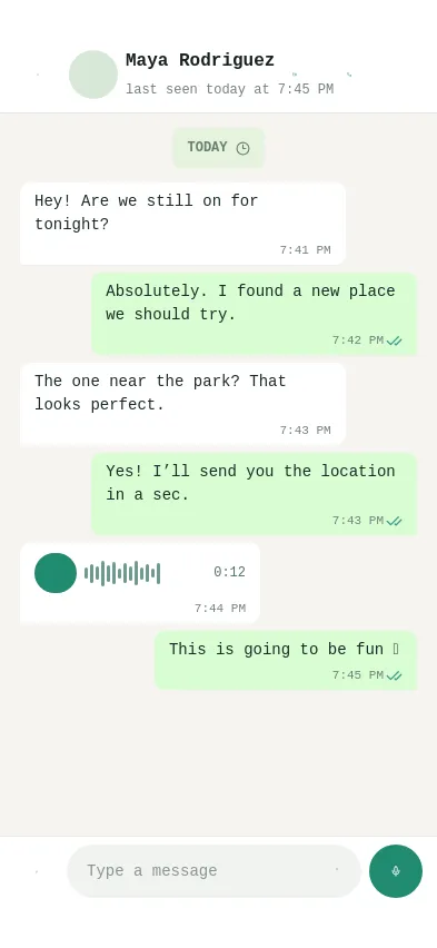 Fake WhatsApp Chat Mobile