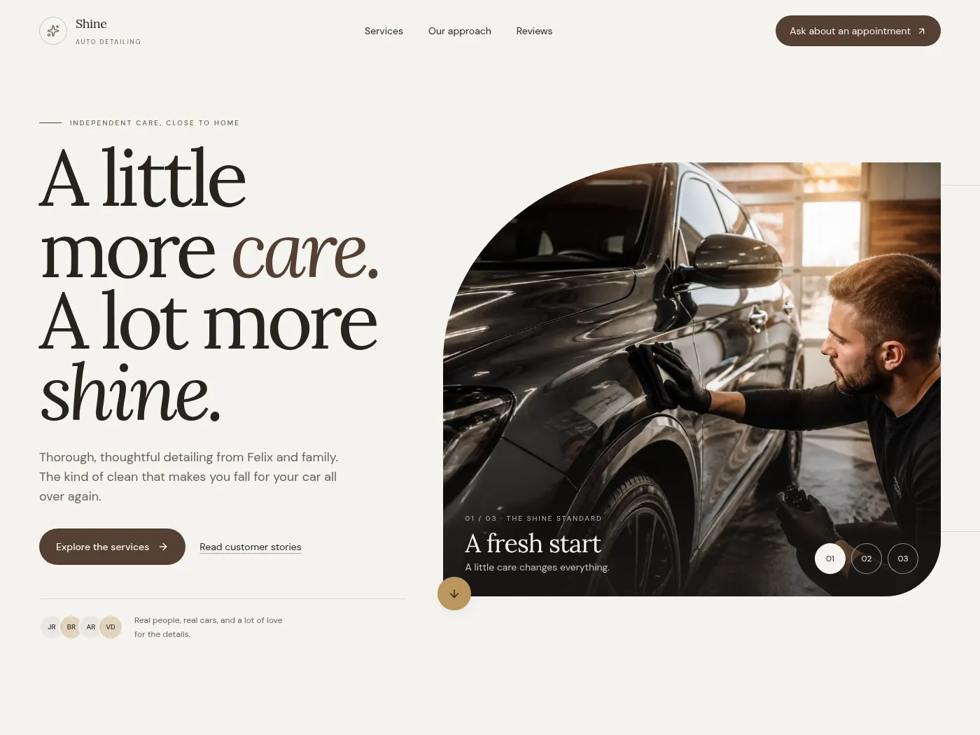 Shine Auto Detailing Portal
