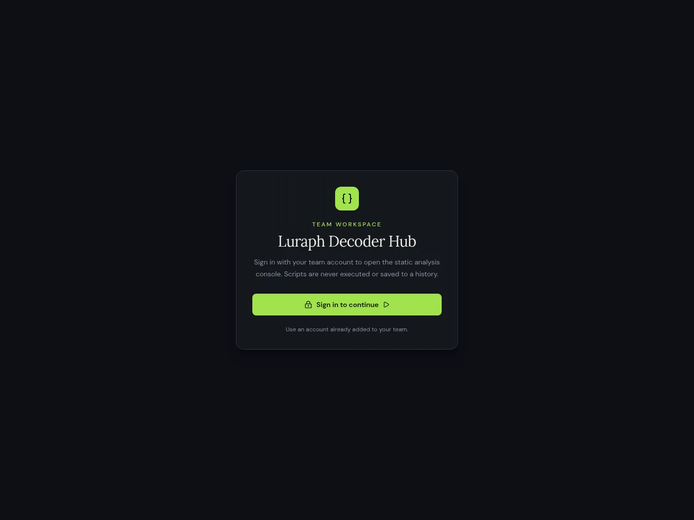 Luraph Decoder Hub