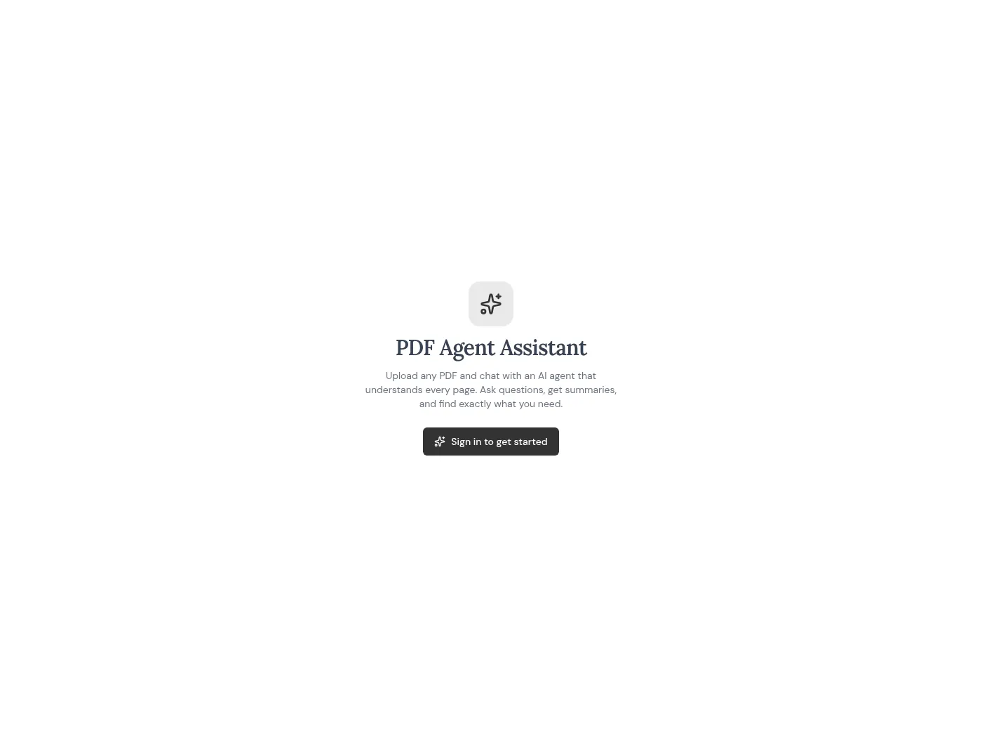 PDF Agent Assistant