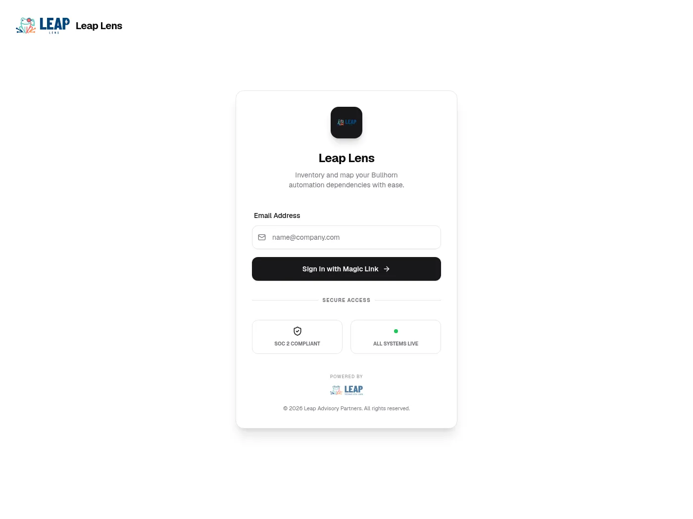 Leap Lens