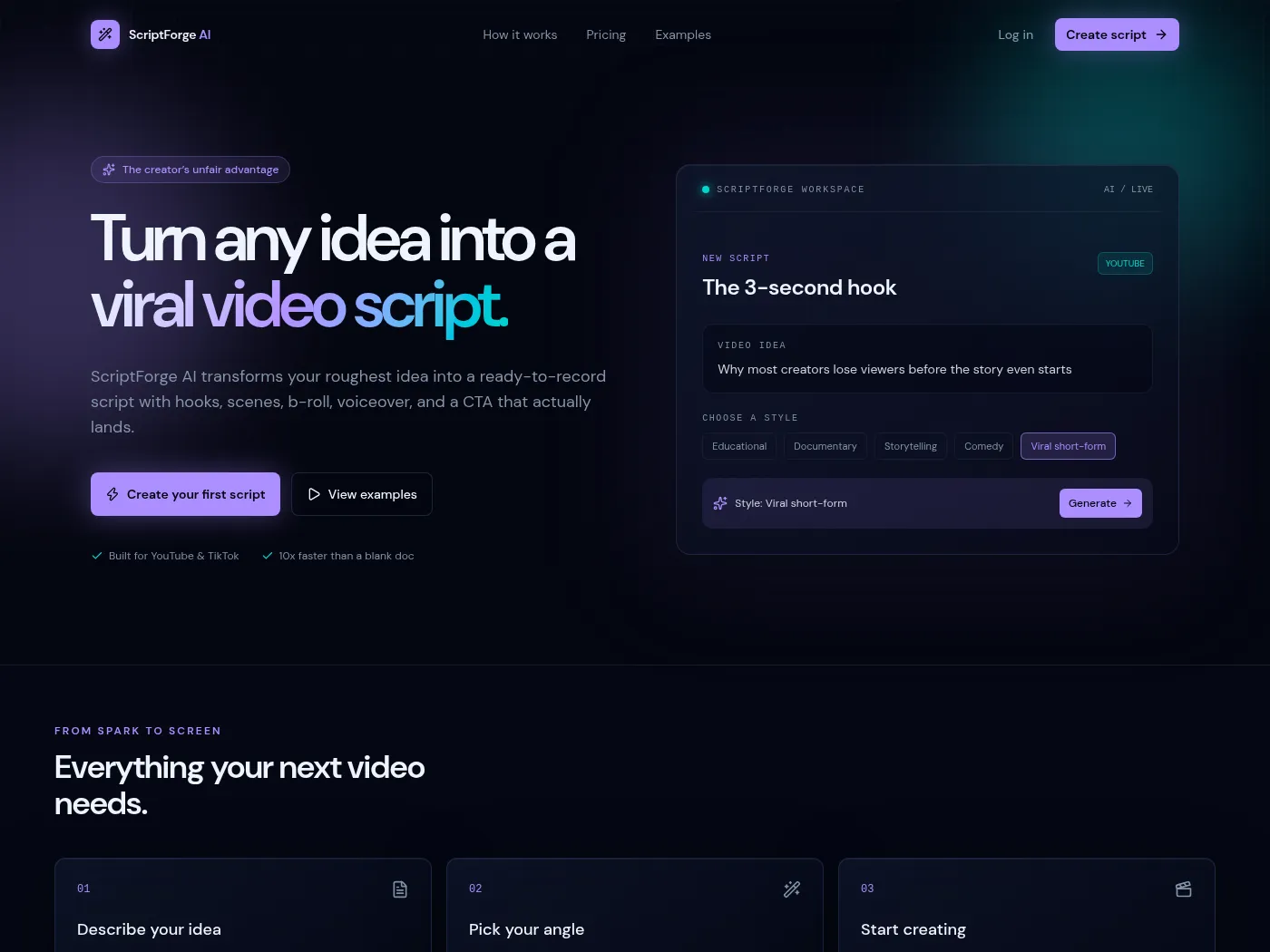 ScriptForge AI