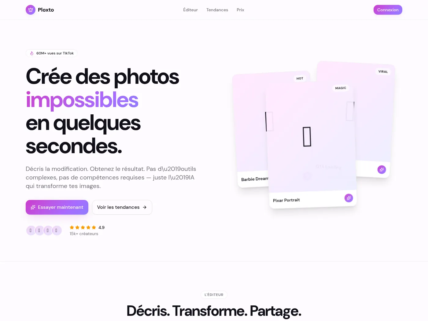 bleang IA photo éditeur