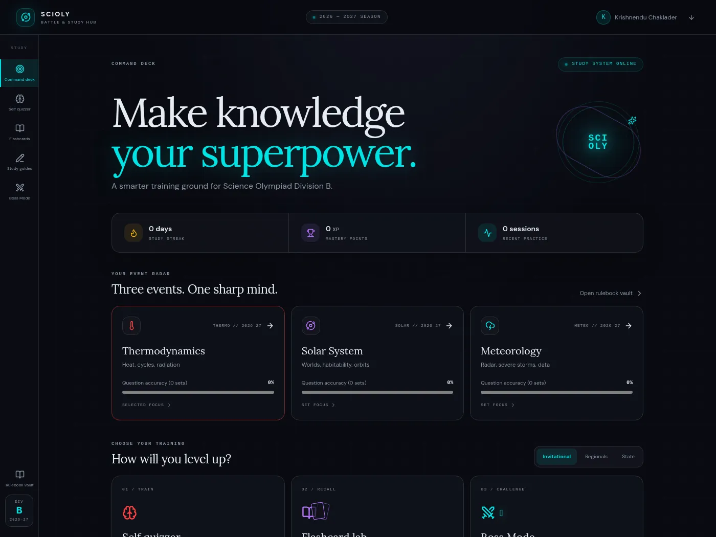 SciOly Battle & Study Hub