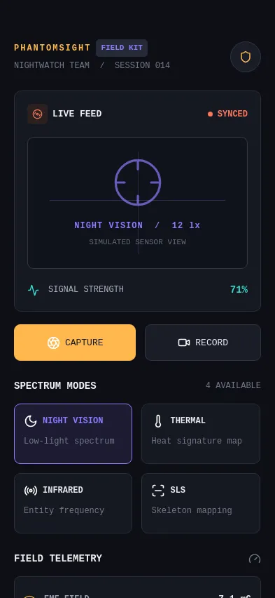 PhantomSight Camera