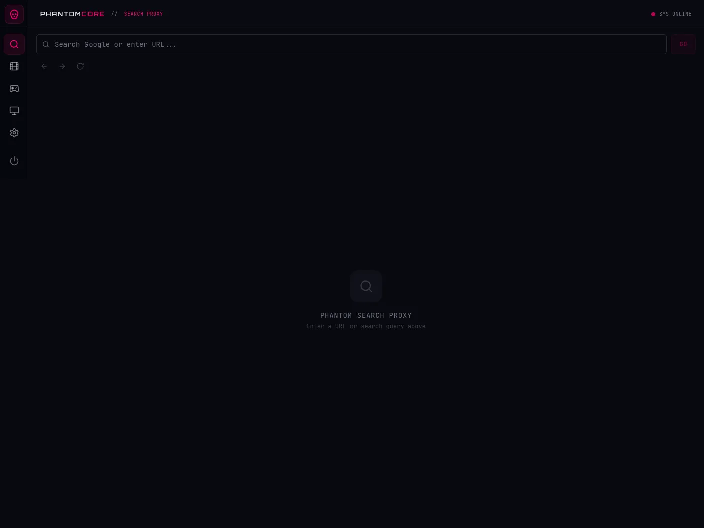 Phantom Core Dashboard