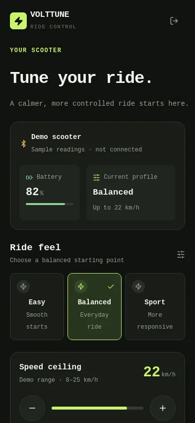 eScooter Tune Mobile