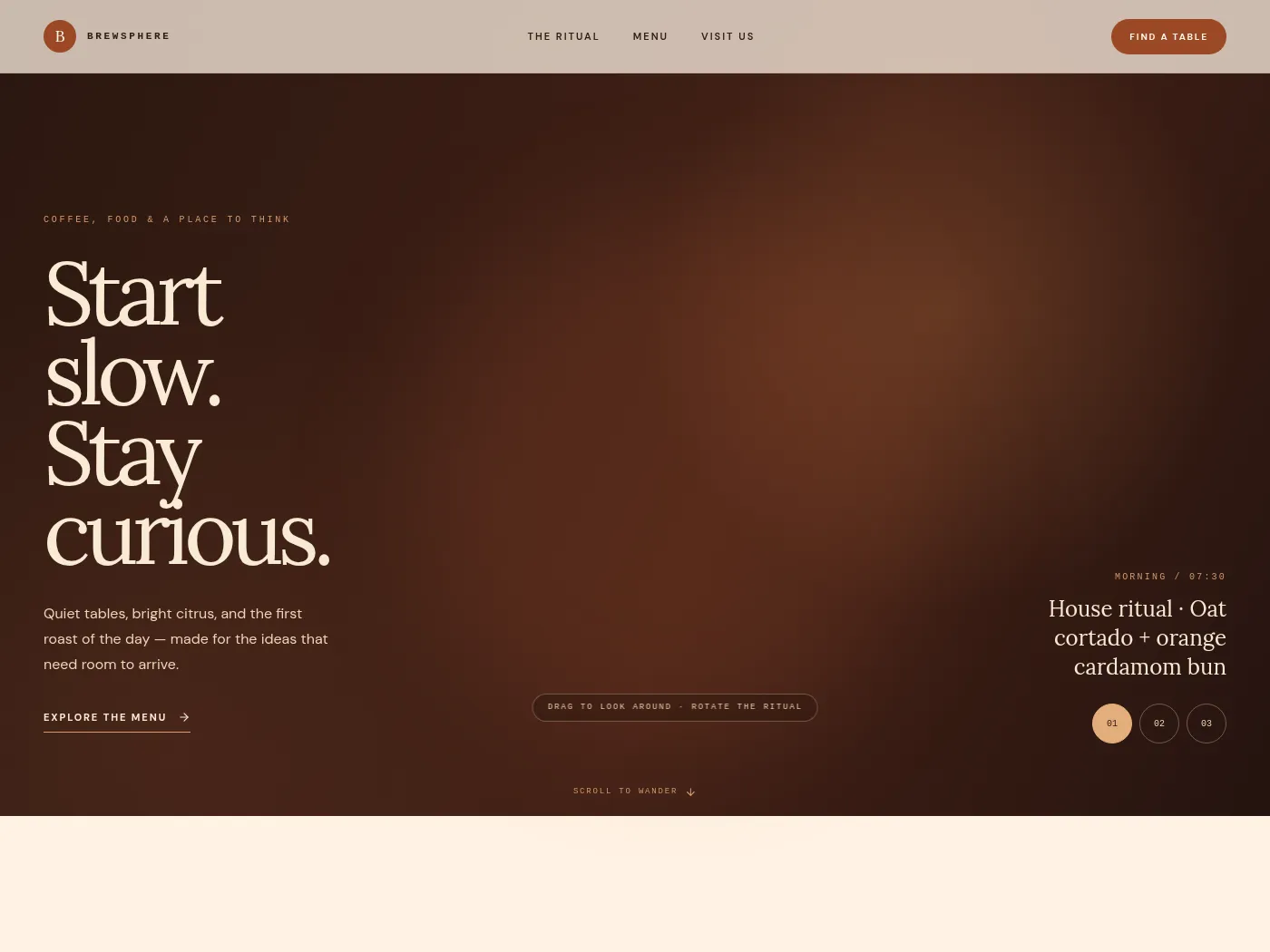 BrewSphere 3D Web