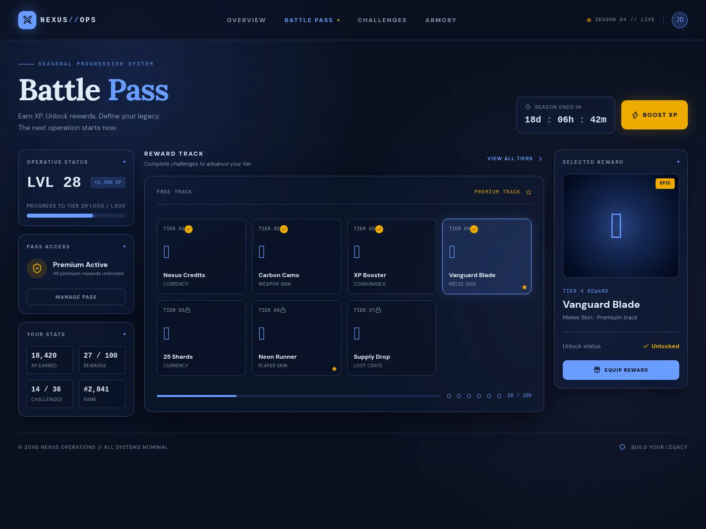 Battle Pass Builder