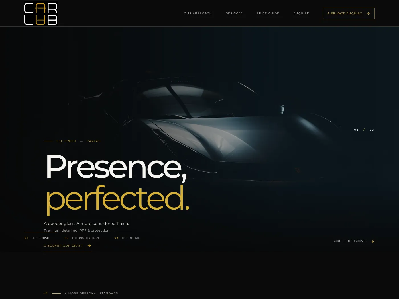 CarLab Luxury Website