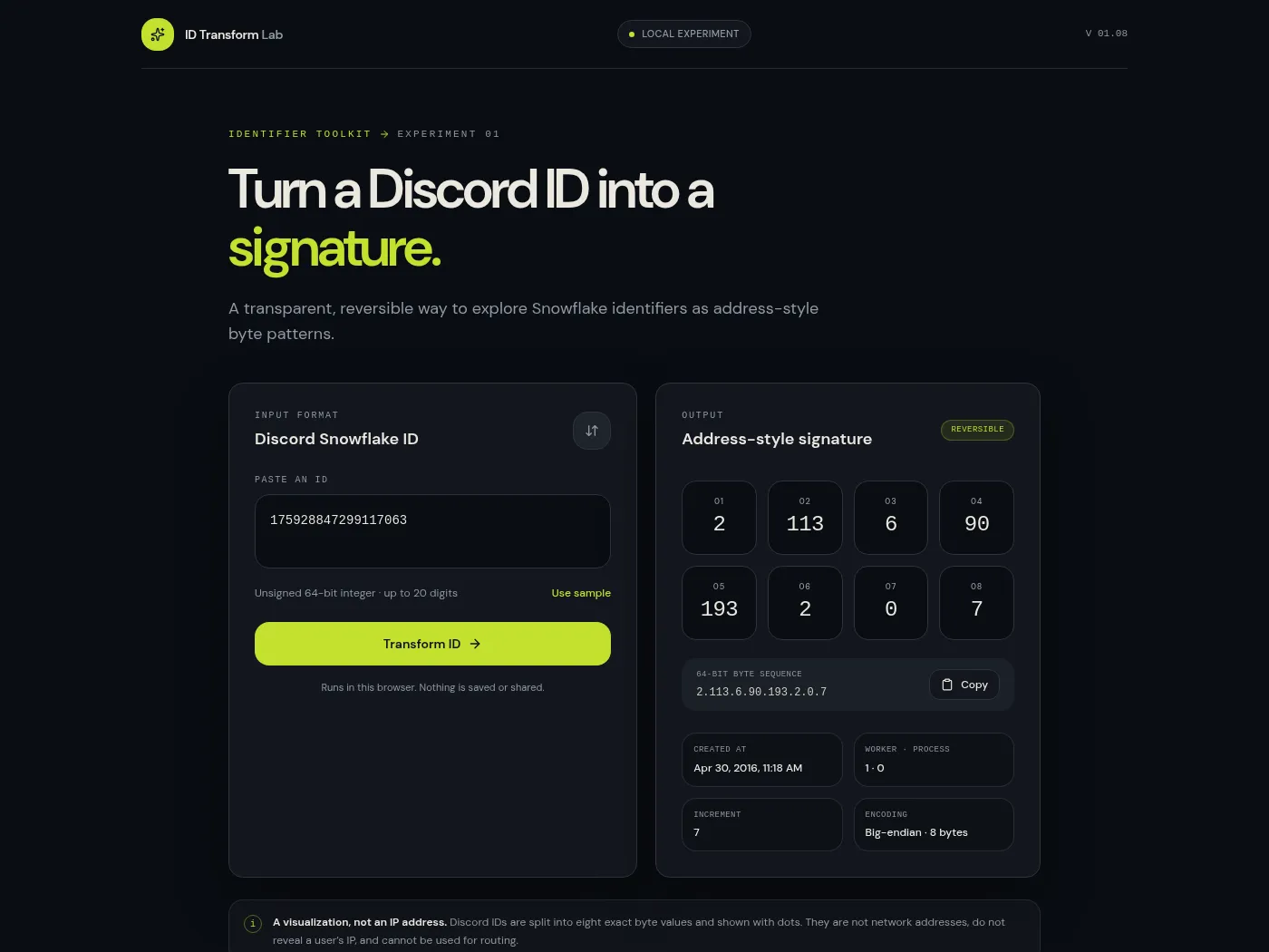 ID Transform Lab