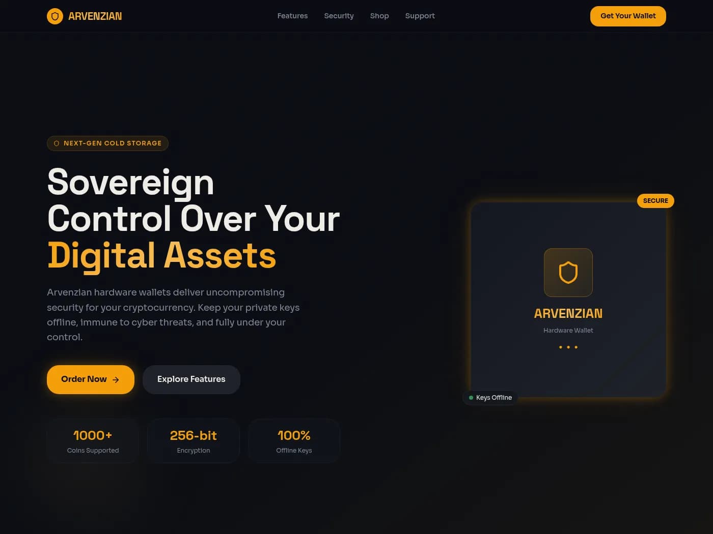 Arvenzian Crypto Wallet