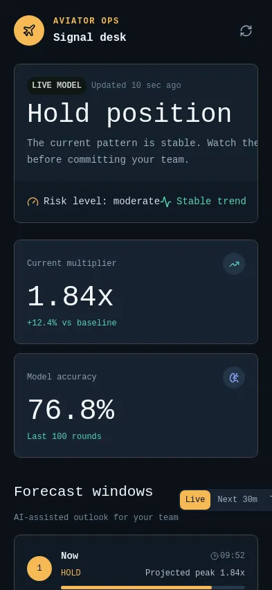 Aviator Signal Predictor