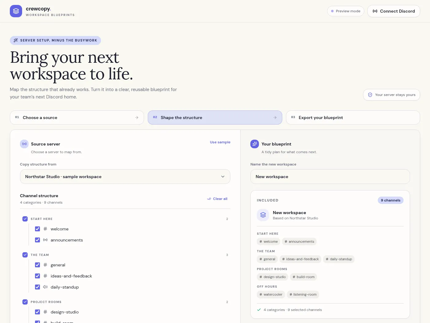 Discord Server Cloner