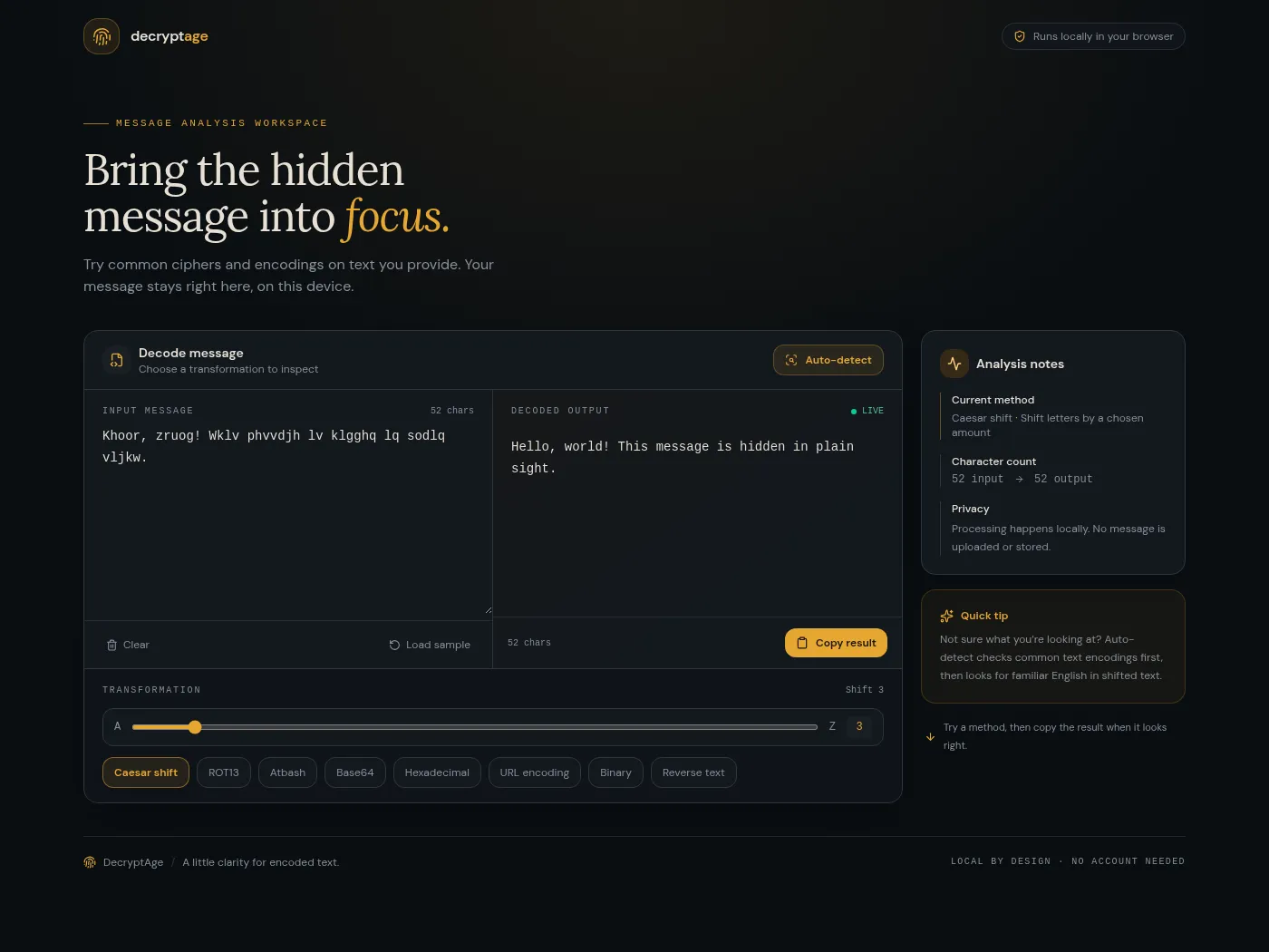 DecryptAge
