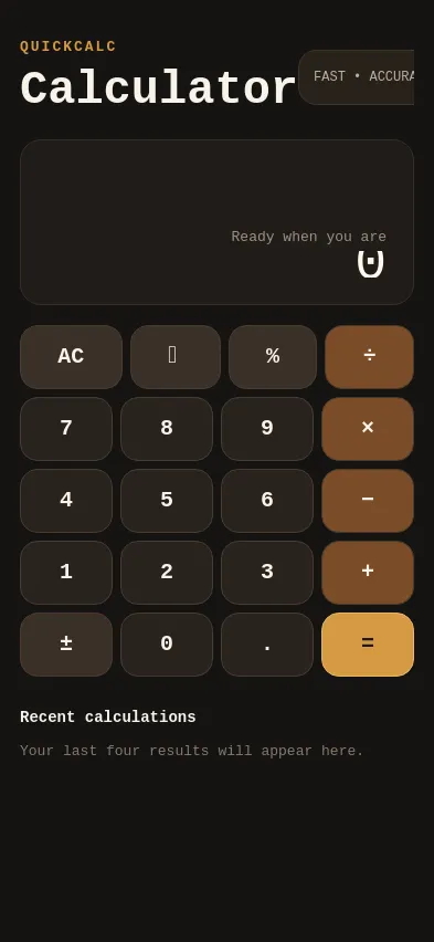 QuickCalc Mobile