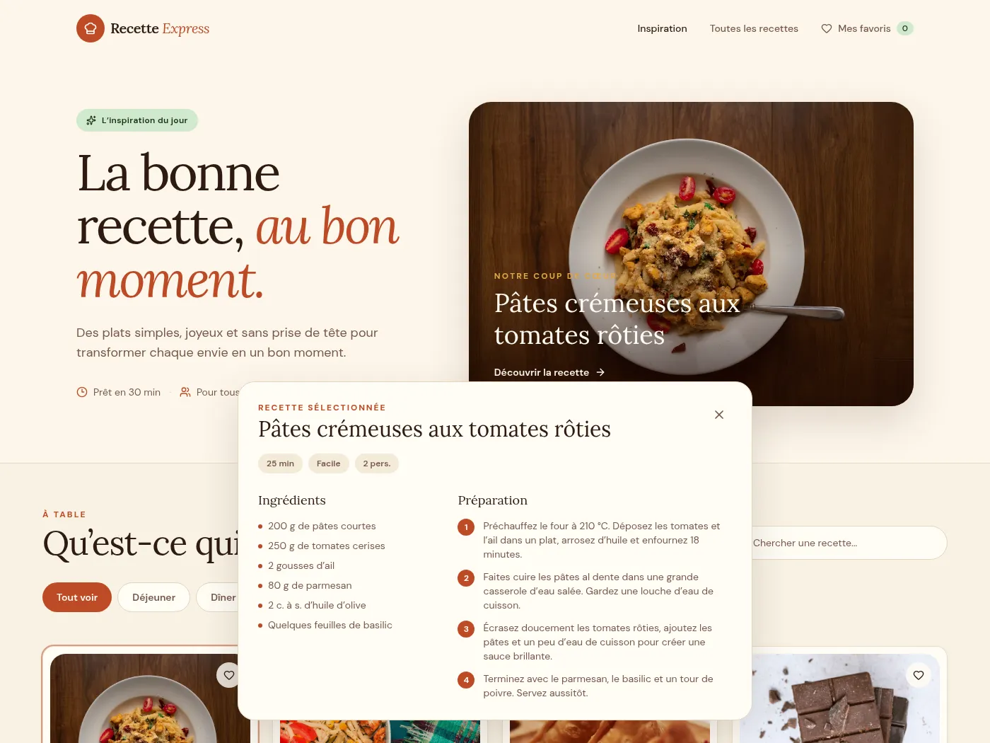 Recette Express