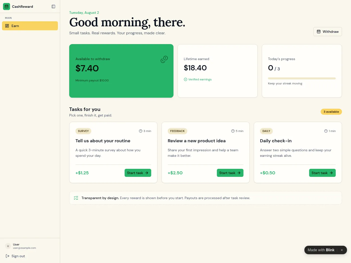 CashReward App