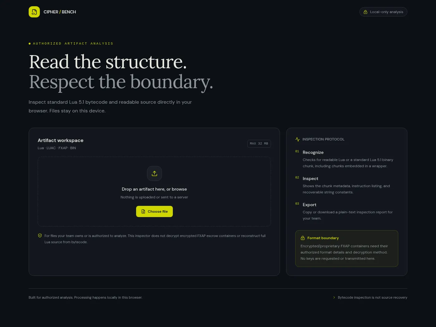 FXAP Bytecode Decryptor