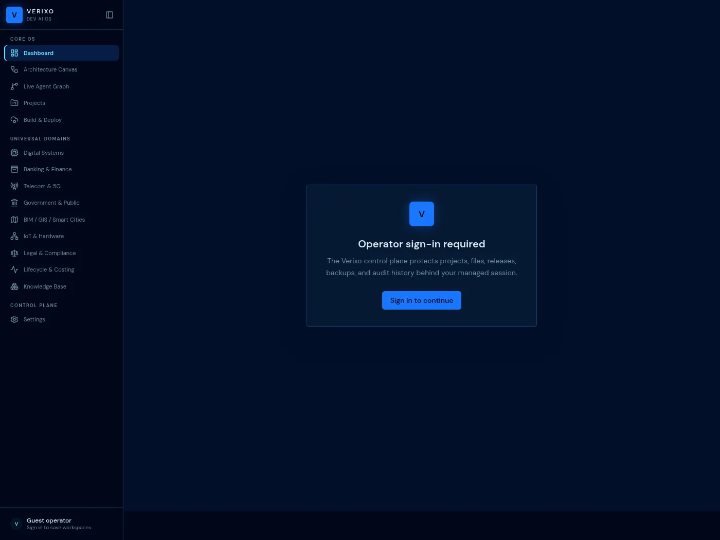 Verixo Dev AI OS