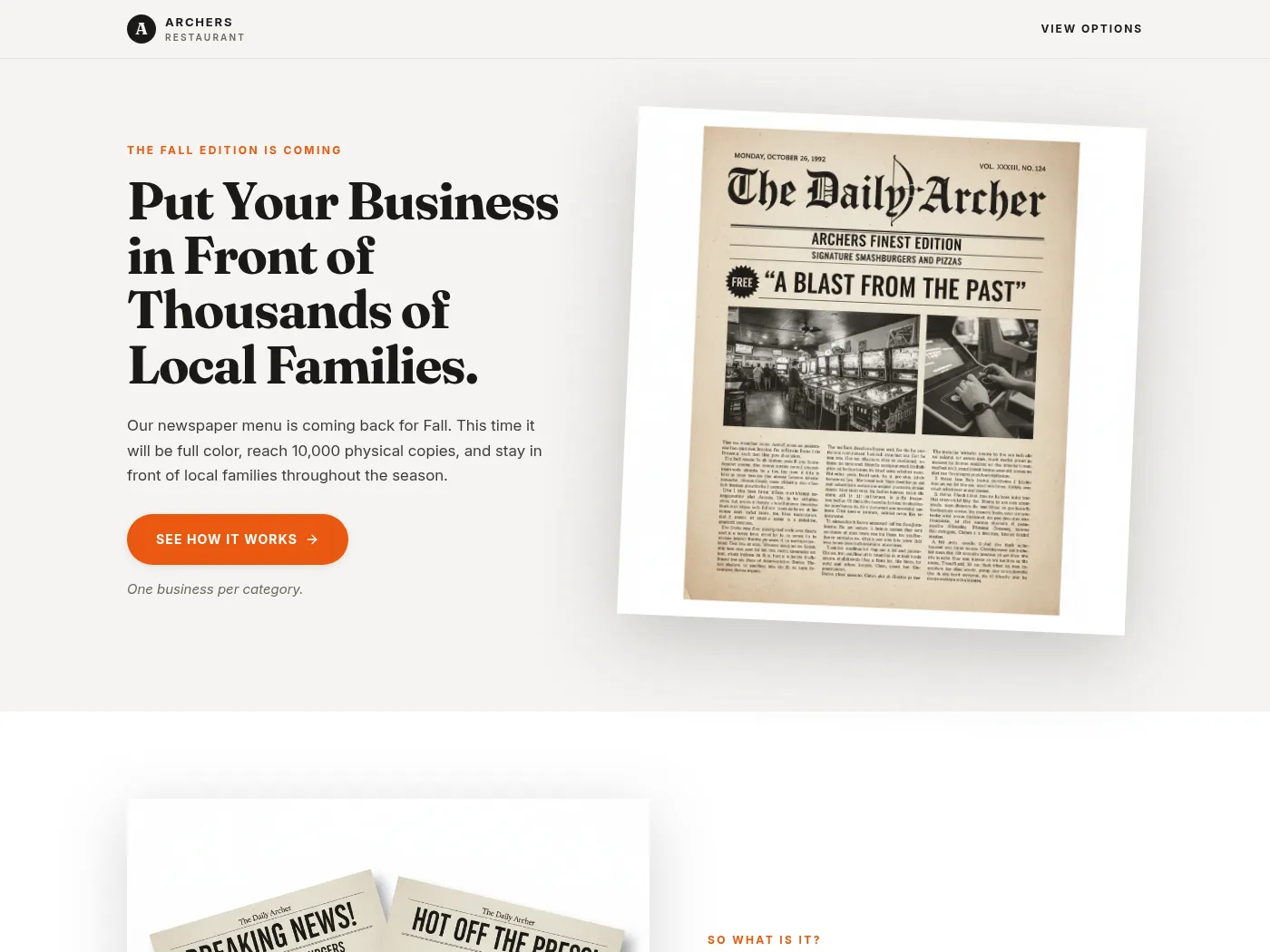 Archer Times Funnel Site