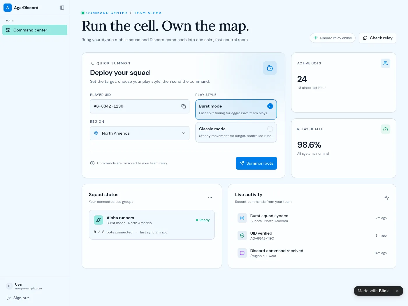 AgarDiscord Connect