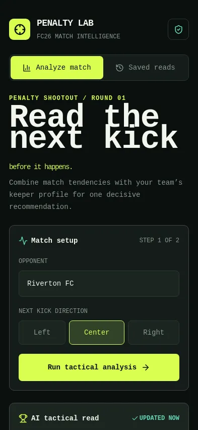 FC26 Penalty Analyzer