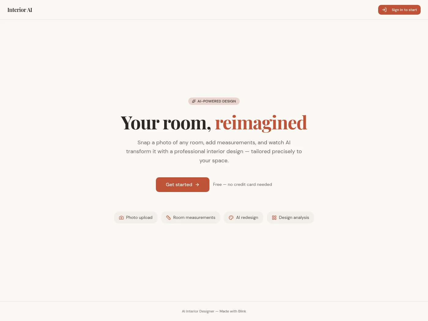 AI Interior Designer