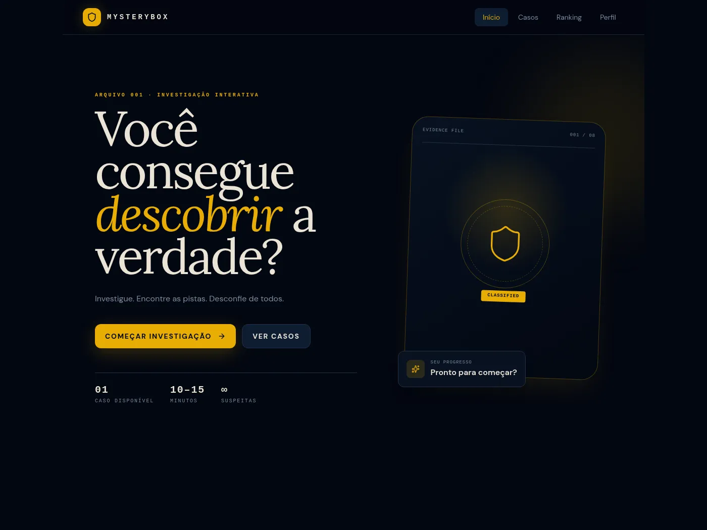 MysteryBox Interactive Cases