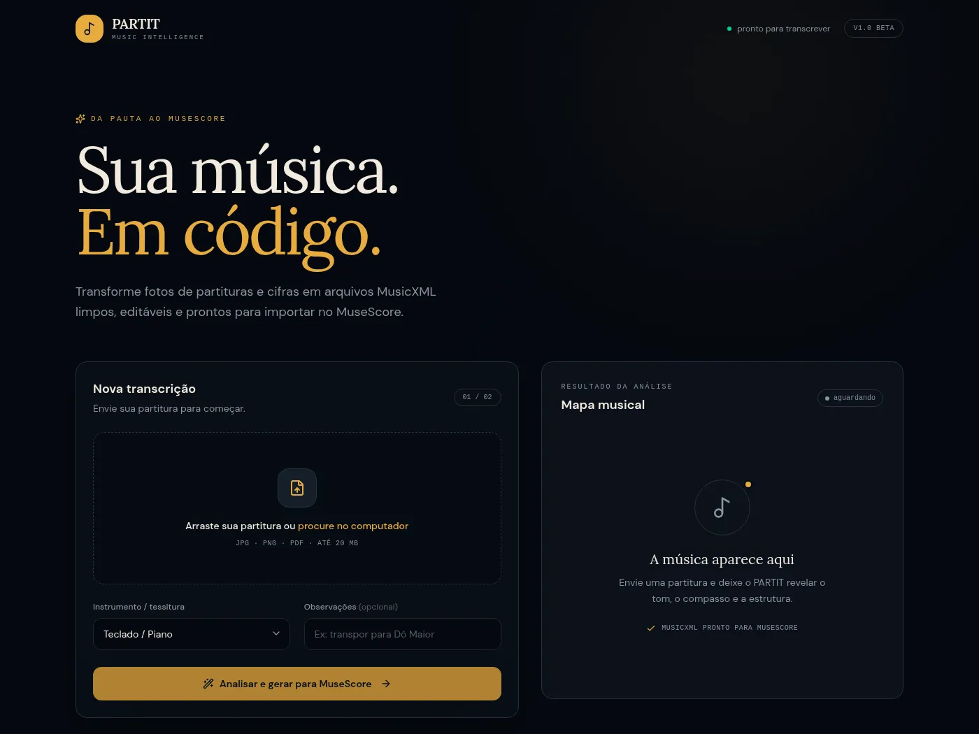 PARTIT Music Sheet Converter