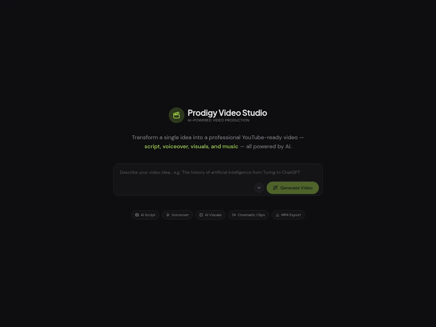 Prodigy Video Studio