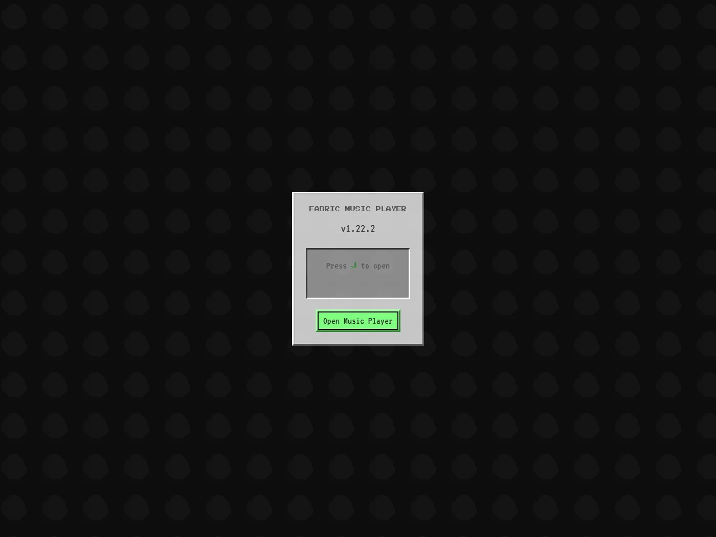 Fabric Music Player Mod