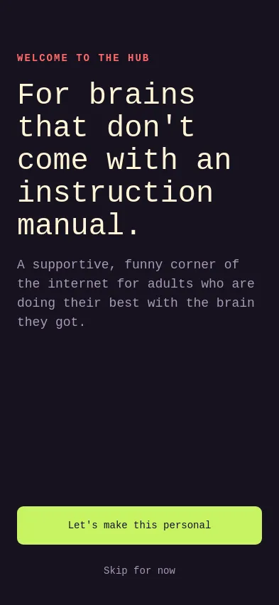 Neurospicy Hub