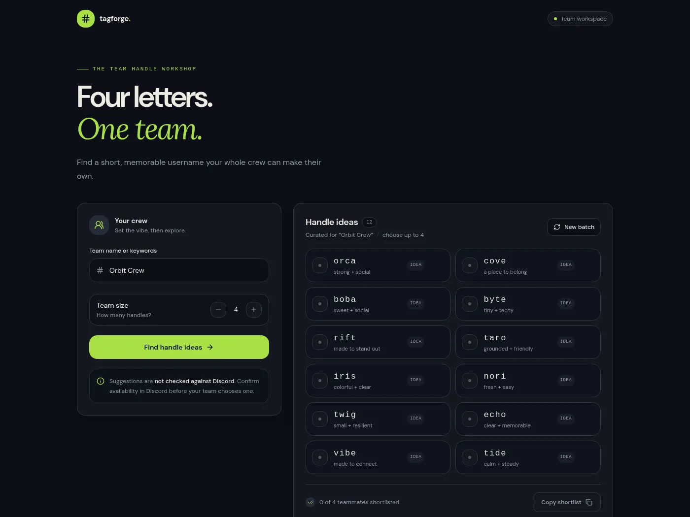 Discord Handle Finder