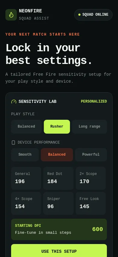 NeonFire Assist