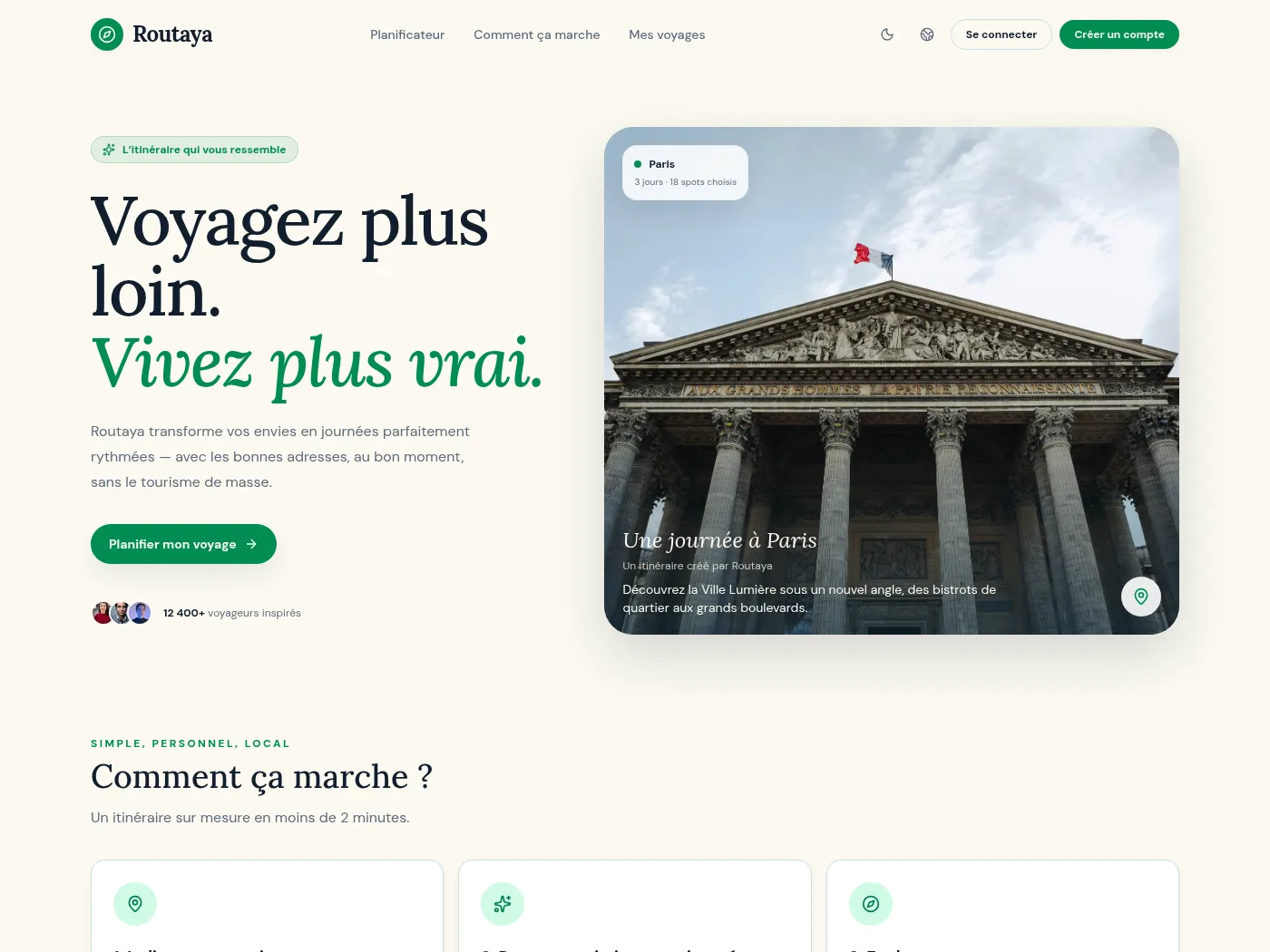Routaya Travel Planner