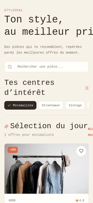 StyleDeal Finder
