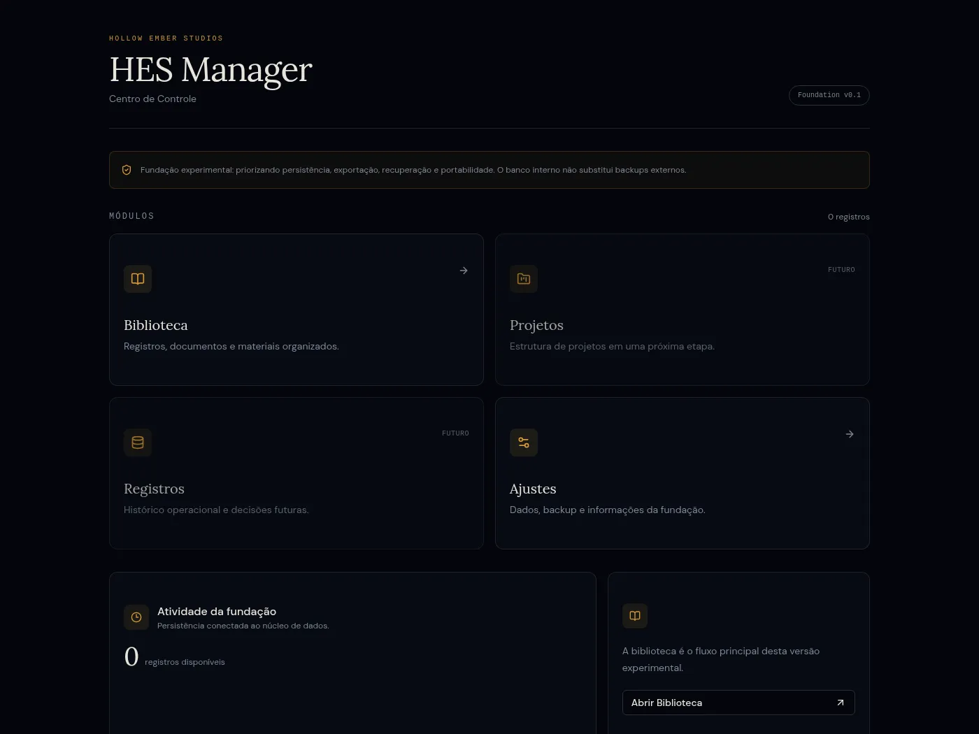HES Manager Foundation