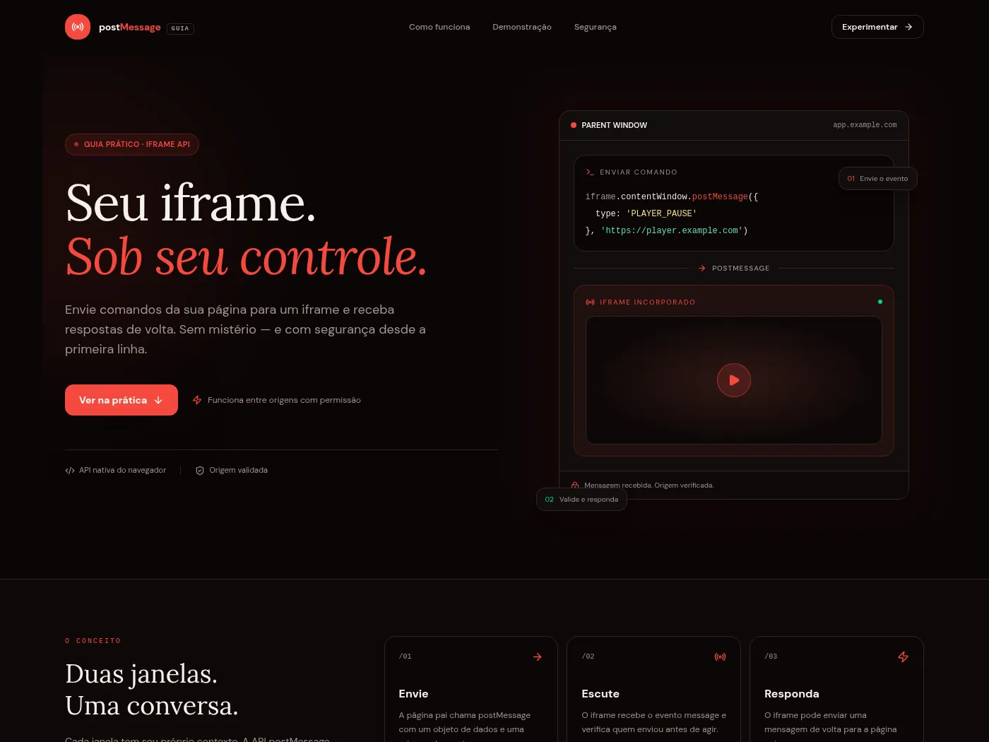 iFrame PostMessage Guide