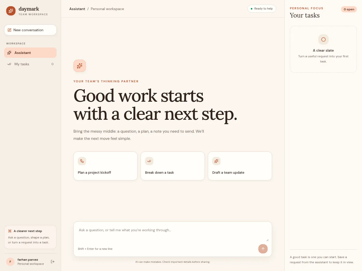 AI Team Task Assistant